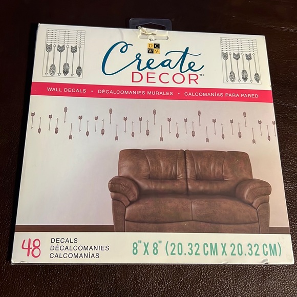 Create Decor | Art | Create Decor Wall Arrow Decals Black 48 Nwt | Poshmark